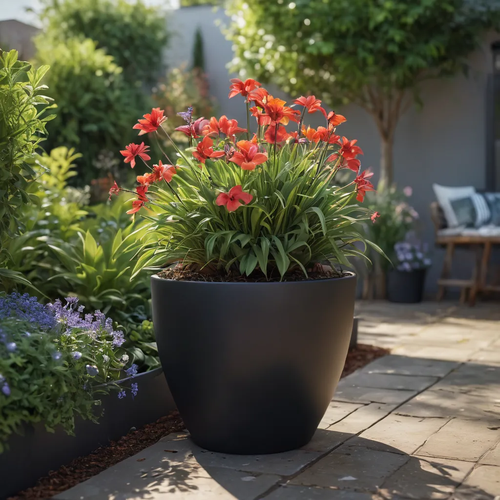Big Black Outdoor Pots: A Detailed Guide